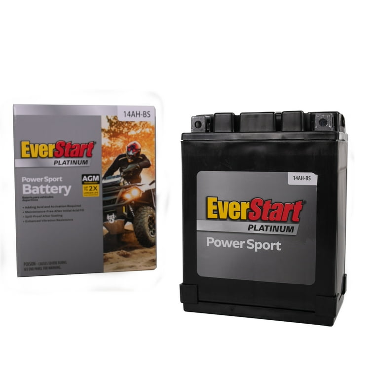 EverStart AGM Power Sport Battery, Group Size 4LBS 12 Volt,, 54% OFF