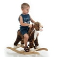 Tiger Plush Rocking Animal Ride On Toy by Happy Trails - Walmart.com