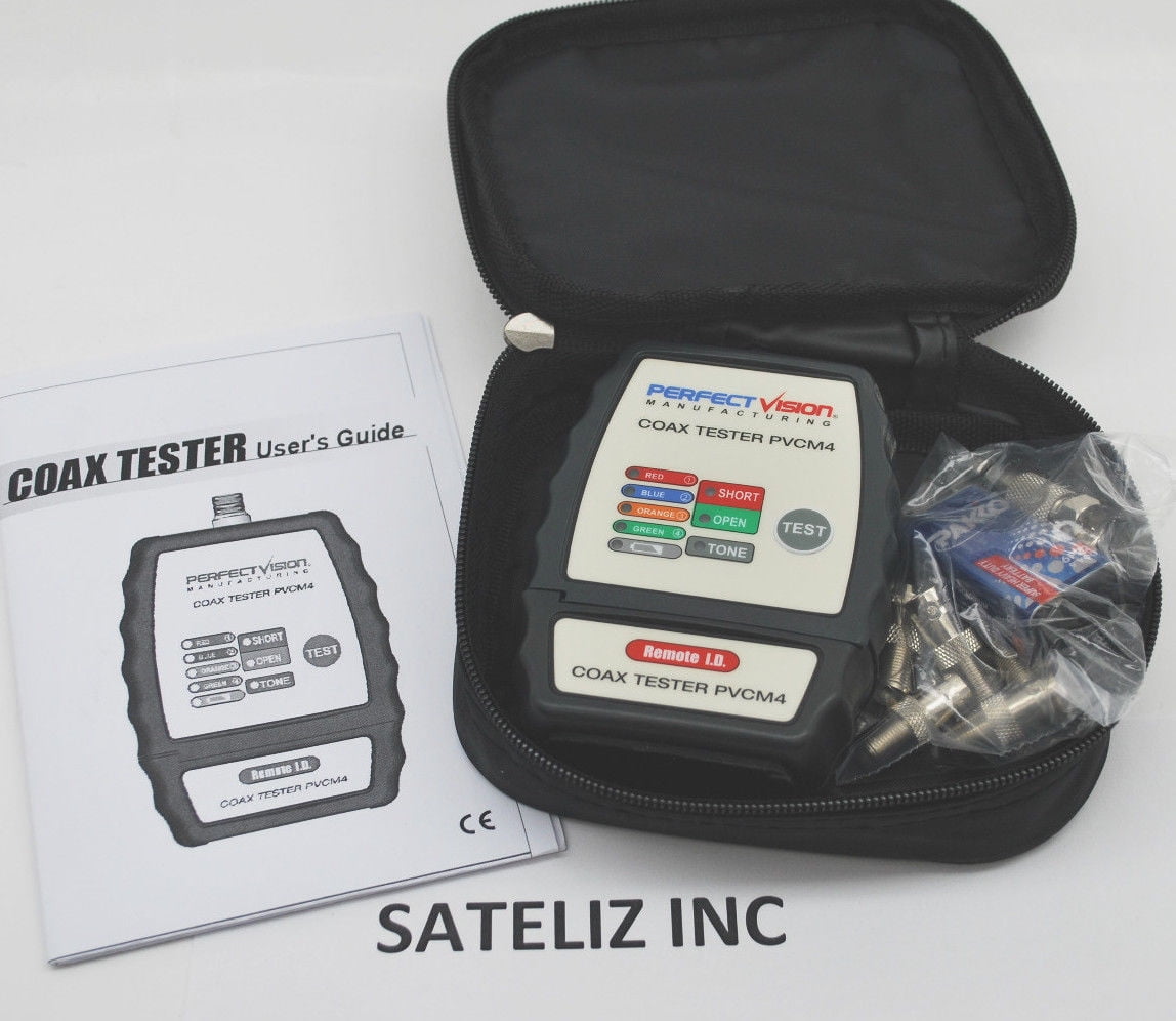 COAX 4 ROOMS CABLE TONER TESTER TRACKER MAPPER CATV W/ CASE PERFECT ...