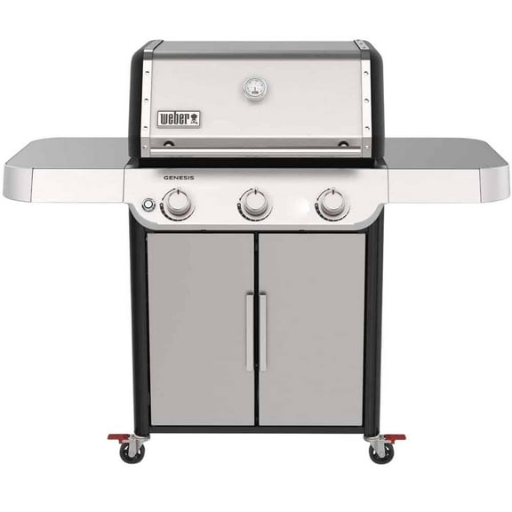 Weber Genesis S-315 3 Burner Natural Gas Grill Stainless Steel ...