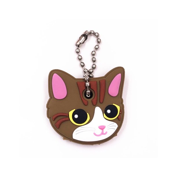 Wweixi 10 Pieces PVC Animal Shape Key Chain Portable Cute Cartoon ...