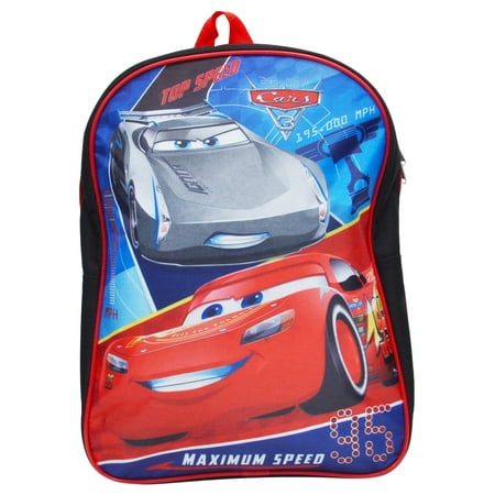 Cars Boys Lightning McQueen Jackson Storm Backpack 15" Black | Walmart ...