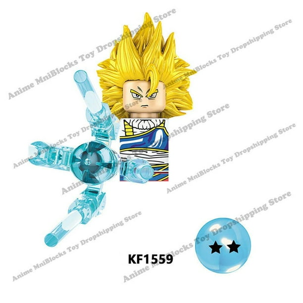 KF bloques 6142 6165 6158 Dragon Ball Z Super Saiyan God Vegeta Goku ...