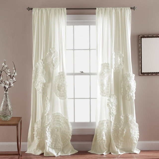 Triangle Home Fashions Lush Decor Serena Window Curtain Panel - Walmart.com