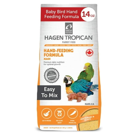 Hari Tropican Bird Food, Hagen Parrot Food Hand Feeding Formula, Easy ...