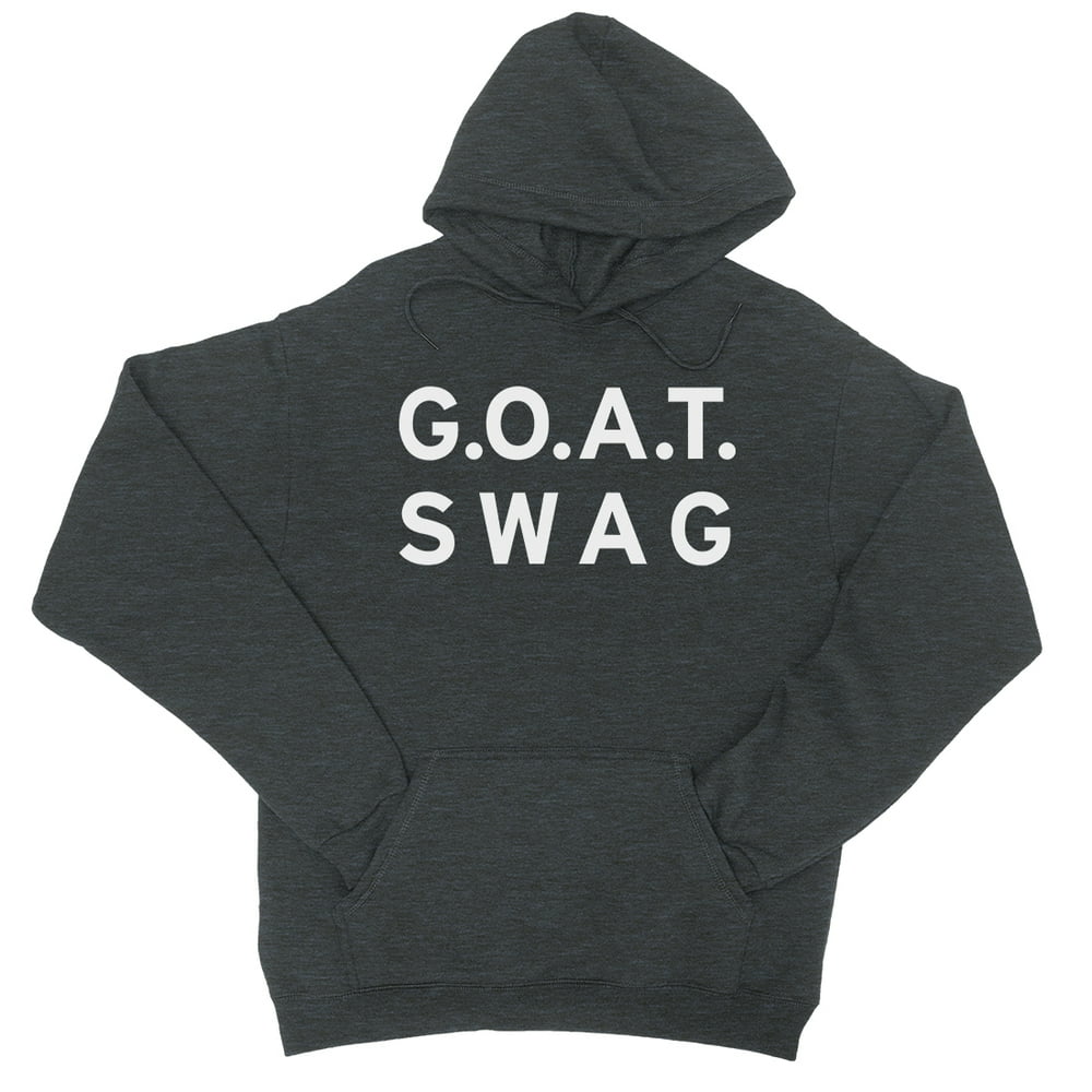 365 Printing - 365 Printing GOAT Swag Hoodie Womens Charcoal Grey ...