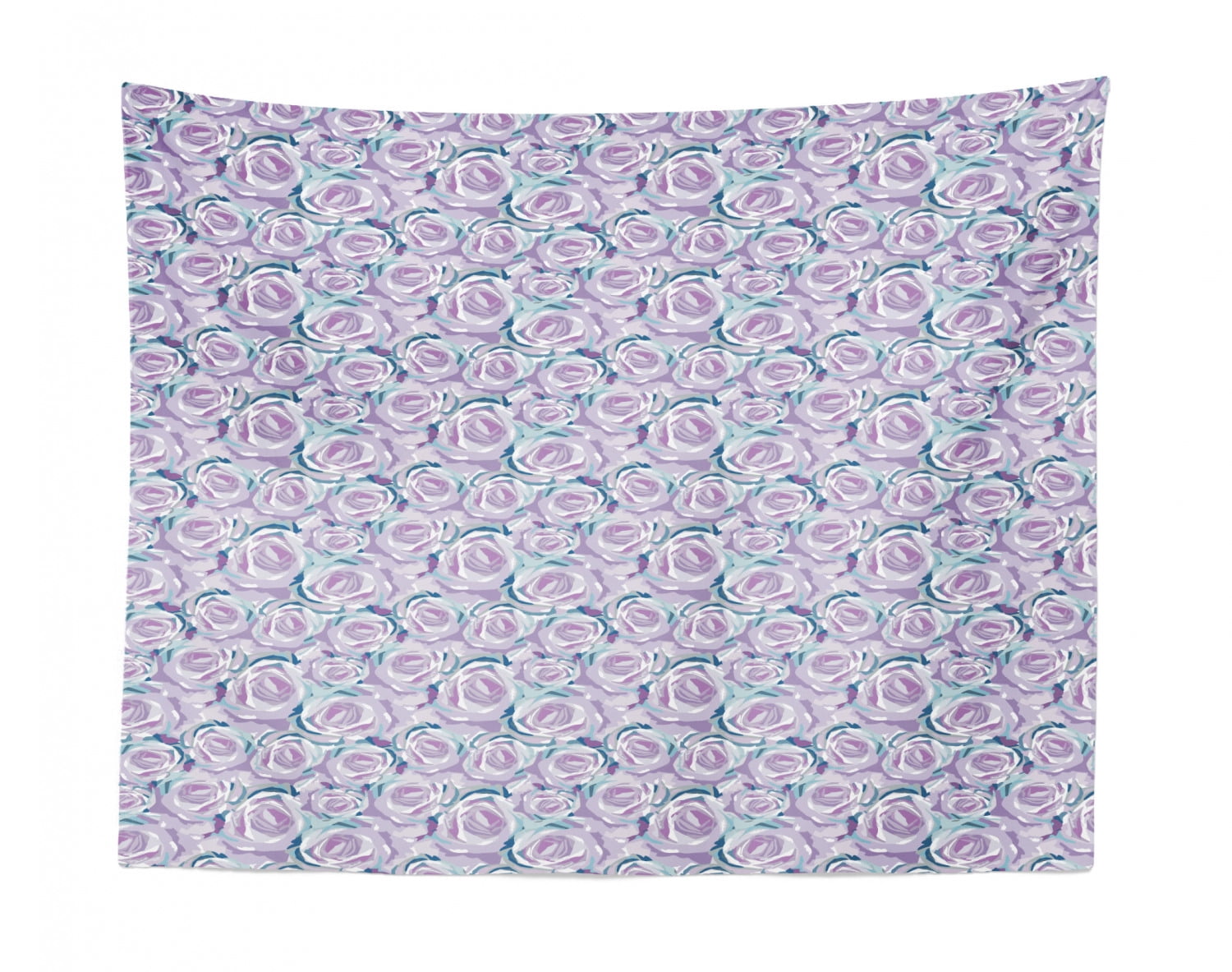 Abstract Tapestry, Vertically Arranged Strips with Swirling Round in ...