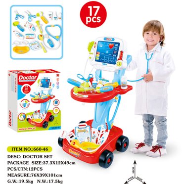 Best Choice Products Play Doctor Kit for Kids, Pretend Medical Station ...