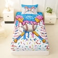 Castle Fairy Sport Baseball Print Twin Sheets 3pcs, Pink Ice Cream Drip ...