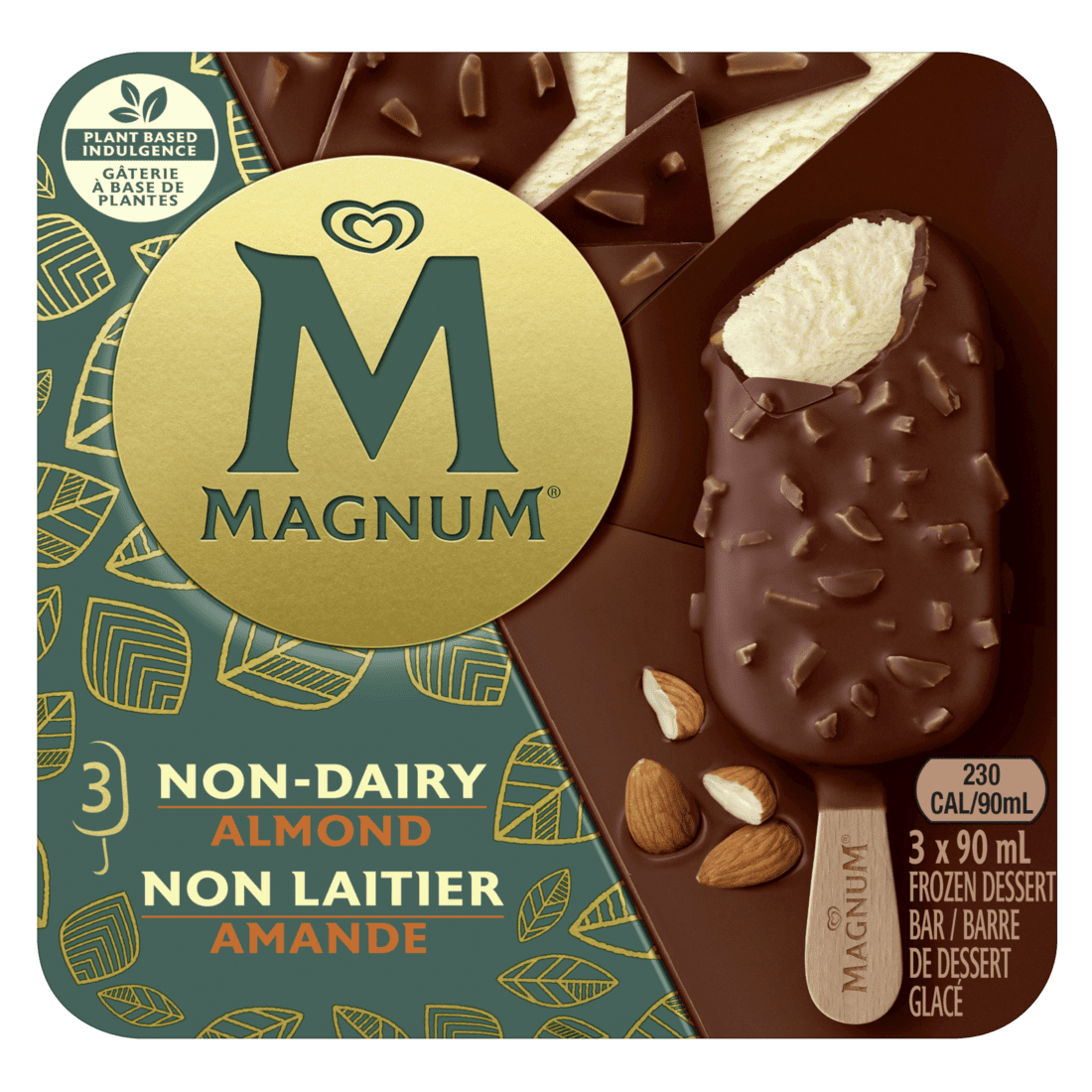 Click here for Magnum Non-Dairy Almond Frozen Dessert Bar 3 X 100... prices