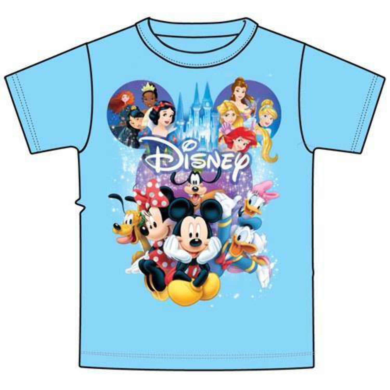 Disney Youth T-Shirt Spectacular Cast, Blue - Walmart.com