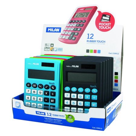 Milan Calculators 8 Digit Pocket Touch Assorted Colors | Walmart Canada