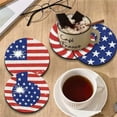 8 Pcs Patriotic American Flag Diamond Painting Coasters,5D Full Drill ...