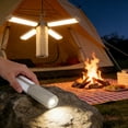 3-Leaf Folding Camping Light Multifunctional Portable LED Super Bright ...