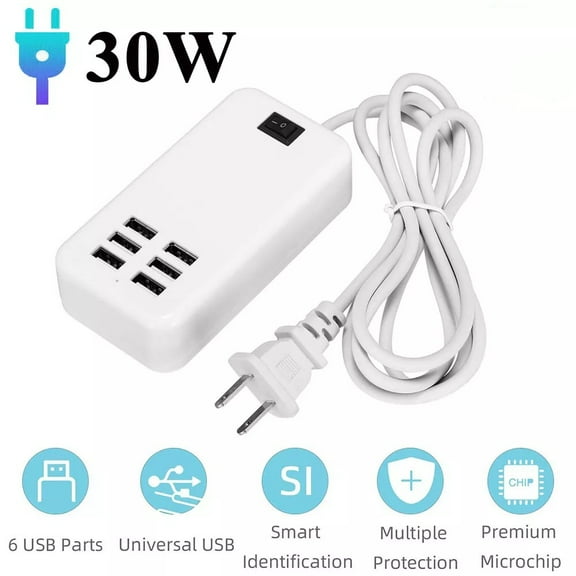 SIANA- Powerline 90342 (4.2 Amps Total) Dual Hi-Power Usb Wall Charger ...