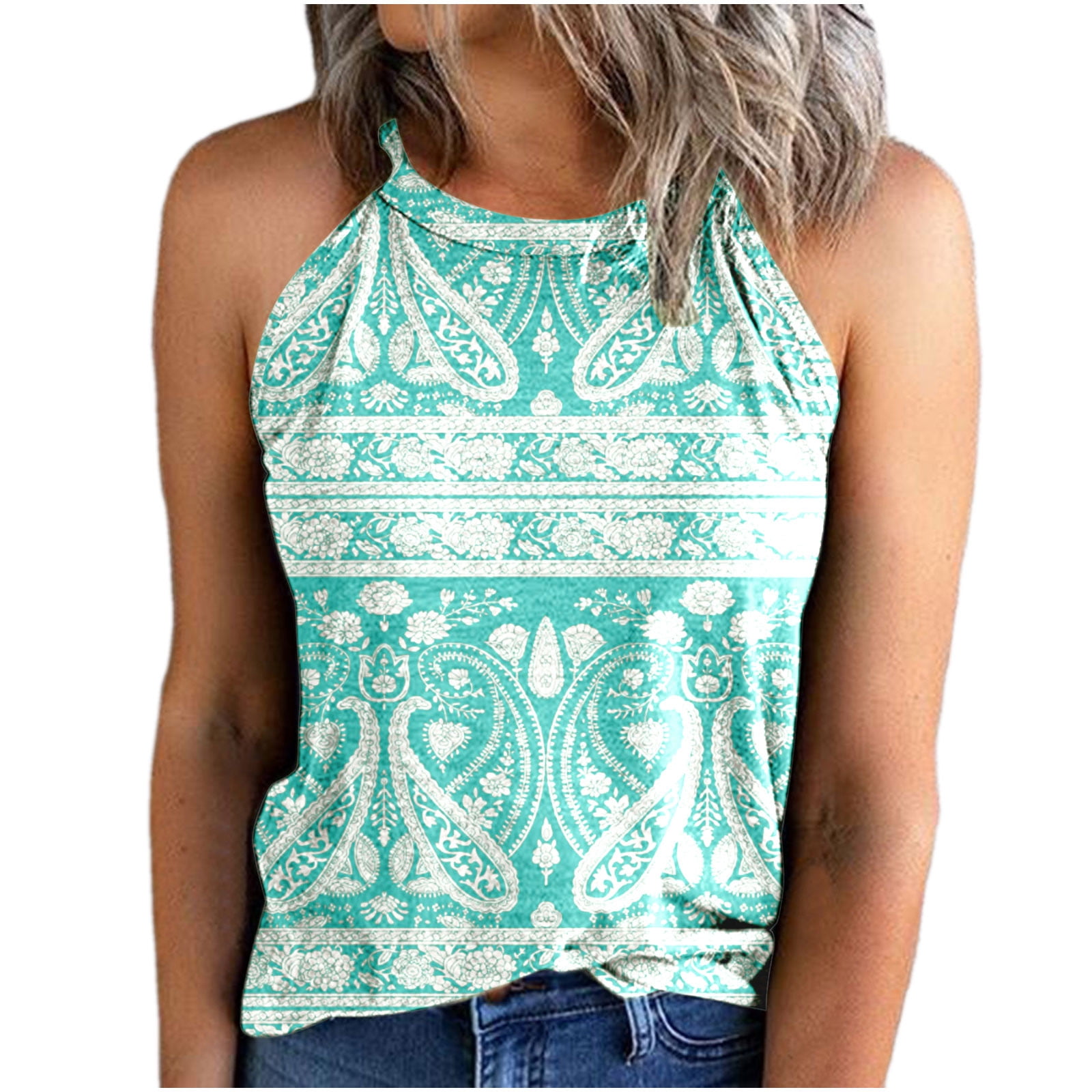 Click here for Rkstn Womens Tank Tops Summer Sleeveless Halter Te... prices