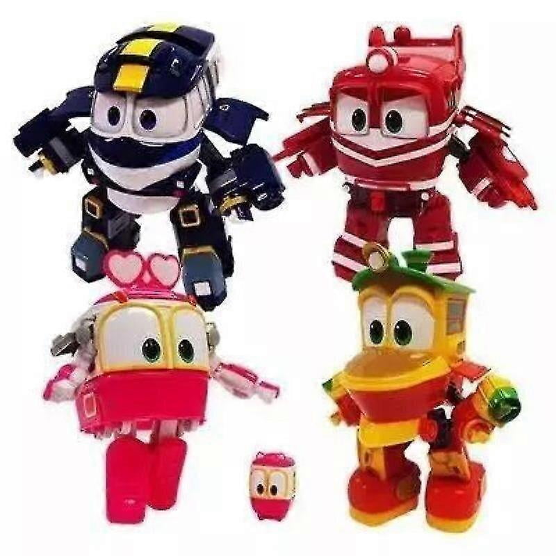 Click here for 4pcs/Set 8cm Robot Trains Transformation Kay Alf D... prices