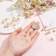 1box DIY Stud Earring Making Finding Kit Including Brass Stud Earring ...