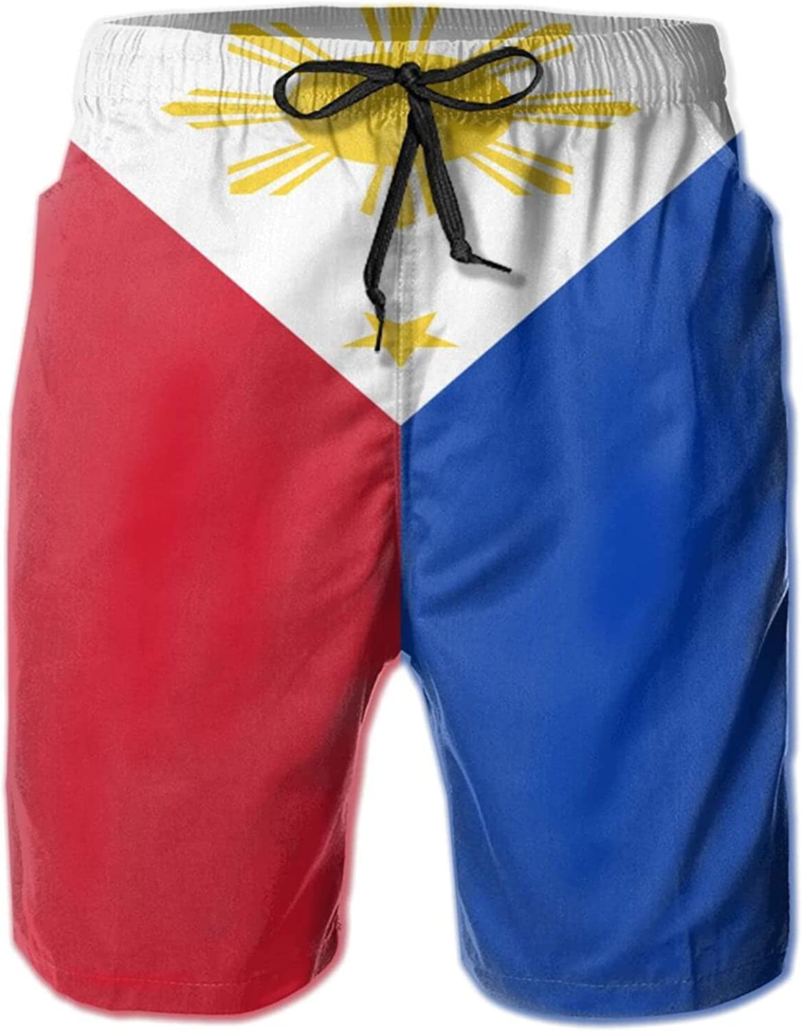 Men's Flag of The Philippines Swim Trunks Beach Board Shorts Quick Dry ...