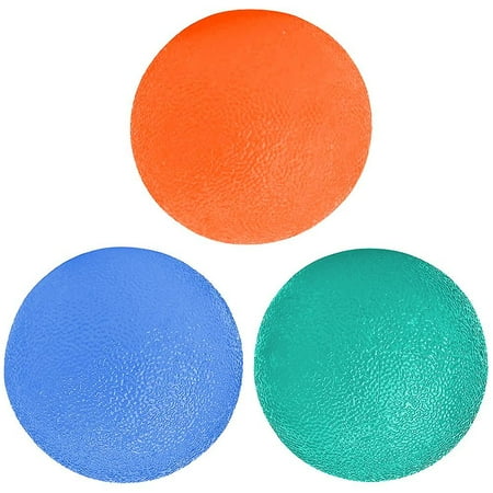 Hand Therapy Balls Set Of 3 Finger Wrist Osteoarthritis Training Hand ...