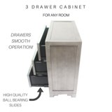 River of Goods Monroe Mirrored 28" H Chest - Walmart.com