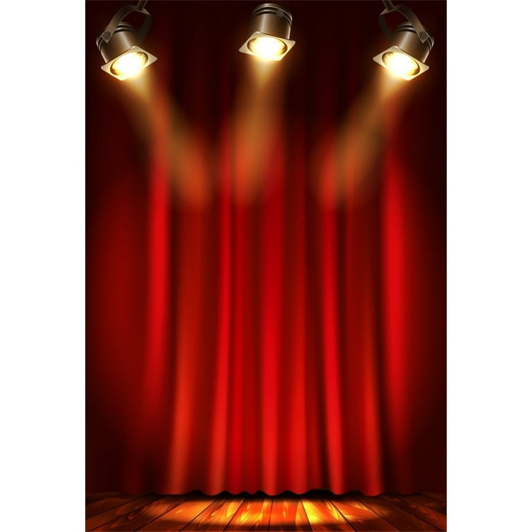 Stage Curtain Spotlight