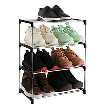 Mainstays 4 Tier Shoe Rack - Walmart.com