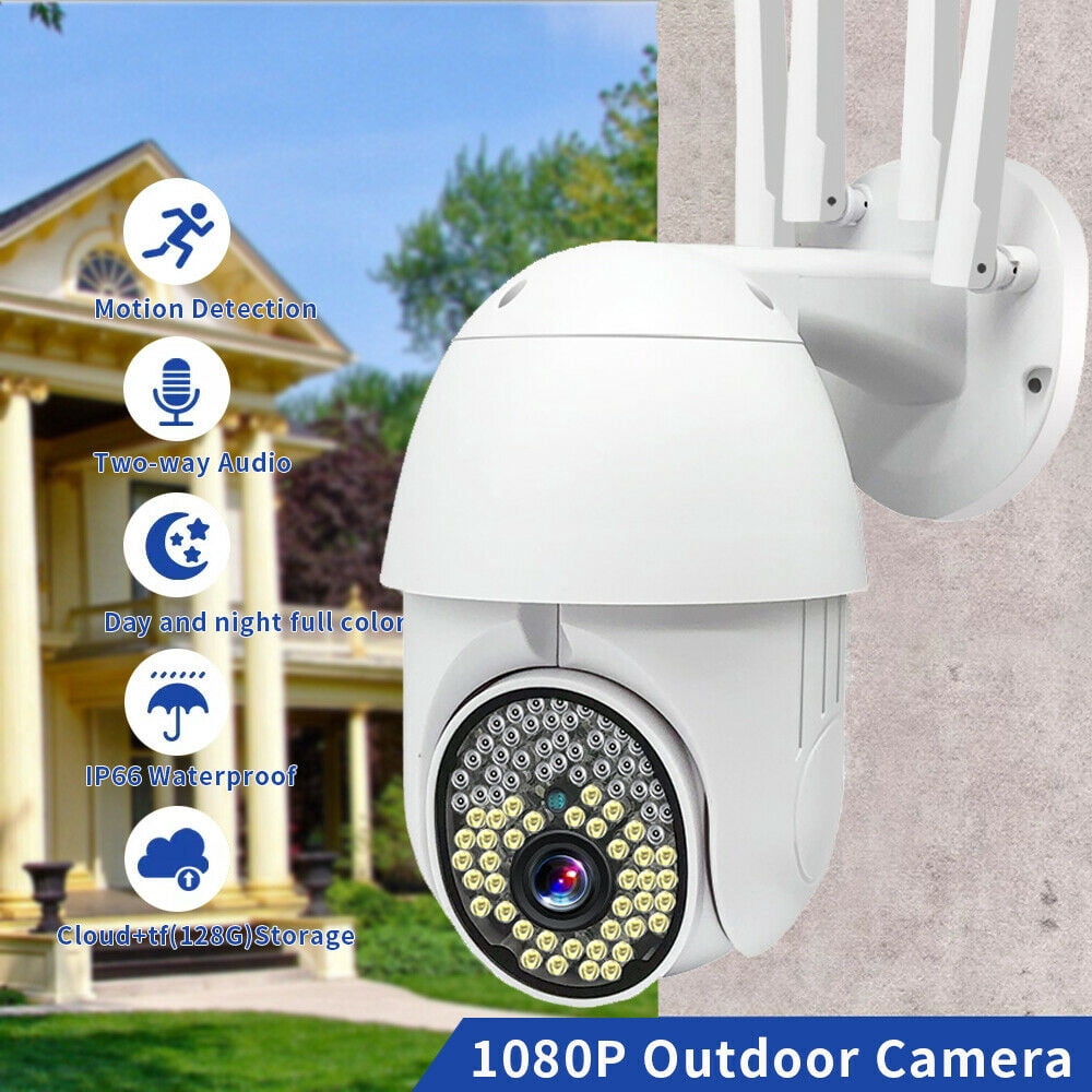 1080P HD IP Wireless PTZ CCTV Outdoor Camera WiFi Security Waterproof ...