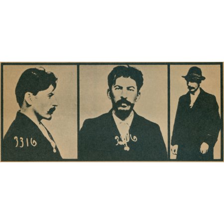 Joseph Stalin In Czarist Police Photographs History (24 x 18) | Walmart ...