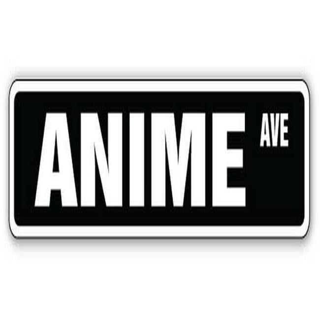 SignMission SS-624-Anime 24 in. Anime Street Sign - Cartoon Japanese ...