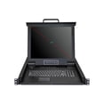 StarTech.com RKCONS1708K 8 Port Rackmount KVM Console - 17 Inch Display ...