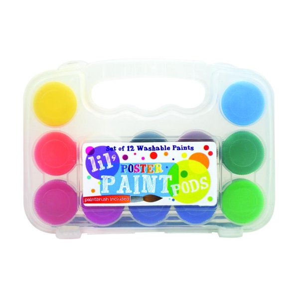 Lil Poster Paint Pods & Brush - Classic - 13 PC Set (Other) - Walmart ...