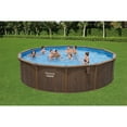 "Bestway Hydrium 18' x 52"" Durable Steel Wall Above Ground Swimming ...