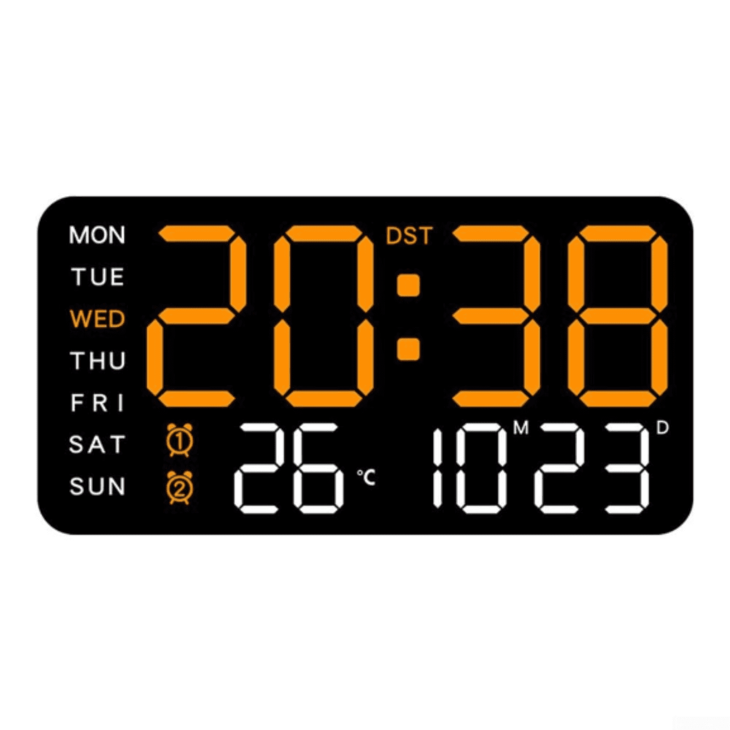 Click here for Unbranded Voice-Activated Led Digital Wall Clock W... prices