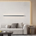 1 - Light LED Wall Sconce, Light Bar, Black Wall Light for Livingroom ...