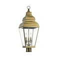 Livex Lighting Exeter 3 Light Post-Top Lanterm - Walmart.com Livex Lighting Exeter 3 Light Post-Top Lanterm - Walmart.com
