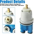 QLXAQLX Pressure Balance Shower Cartridge Replacement for Delta RP19804 ...
