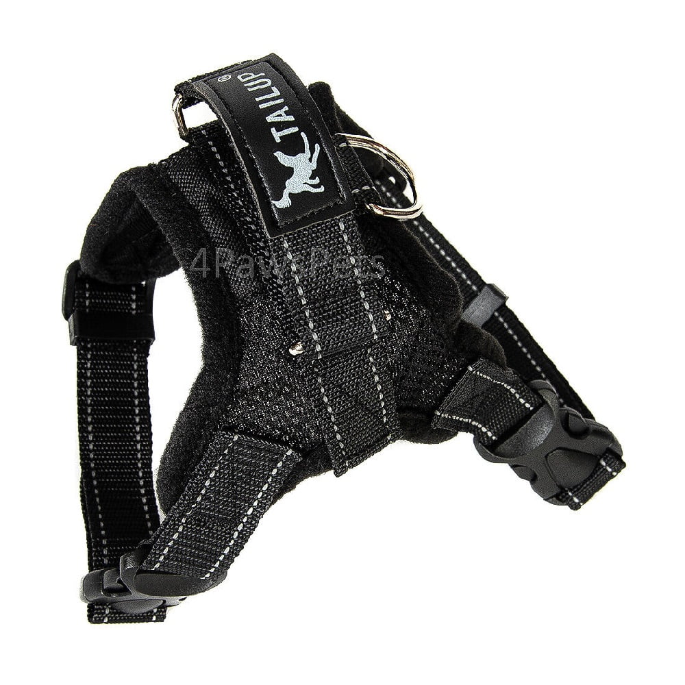 Black Mesh Color Adjustable No Pull Pet Harness Control Vest For Dogs ...