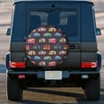 Happy Camper Camping Spare Tire Cover Adventure Travel Car Campervan ...