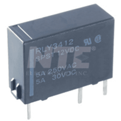 NTE Electronics RLY3424 RELAY SPST-NO 5AMP 24VDC - Walmart.com