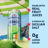 Sanpellegrino CIAO Lime Sparkling Flavored Water with Real Fruit Juices, 6 Pack - Walmart.com