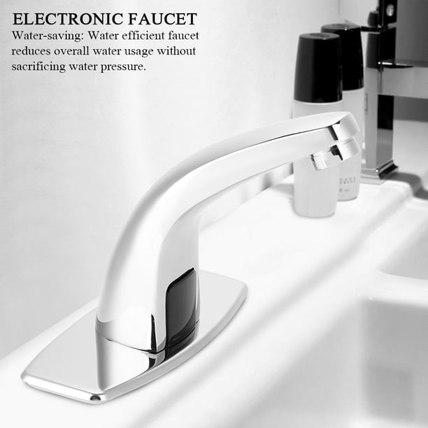 Sensor Faucet - Touchless Automatic Sensor Sink Hot & Cold Faucet ...