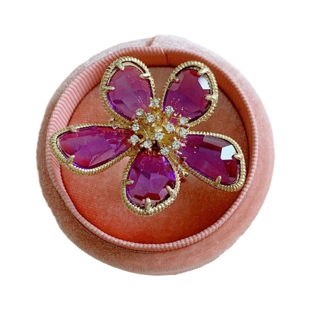 Click here for Kurtrusly Vintage Flower Ring For Women Elegant An... prices