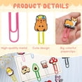 24 Pcs Squishmallow Paperclip Bookmarks, Cute Animals Paperclip ...