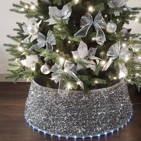 XBRW Sequin Tree Collar/Tree Nest/Christmas Tree Base Ring/Tree Bottom ...