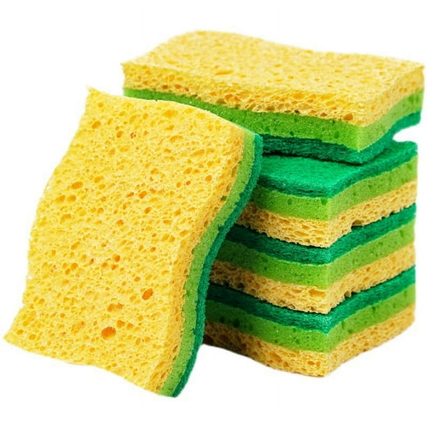 Hongchun Double Sided Dishwashing Sponges for Kitchen - Sponge Side for ...