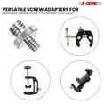 5 Core 3/8 to 1/4 Adapter 5Pcs Camera Mount Durable Tripod Screw ...