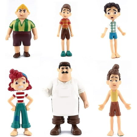 Disney Pixar Luca Figure Figurine Play Set 6 Pcs Birthday Gift ...