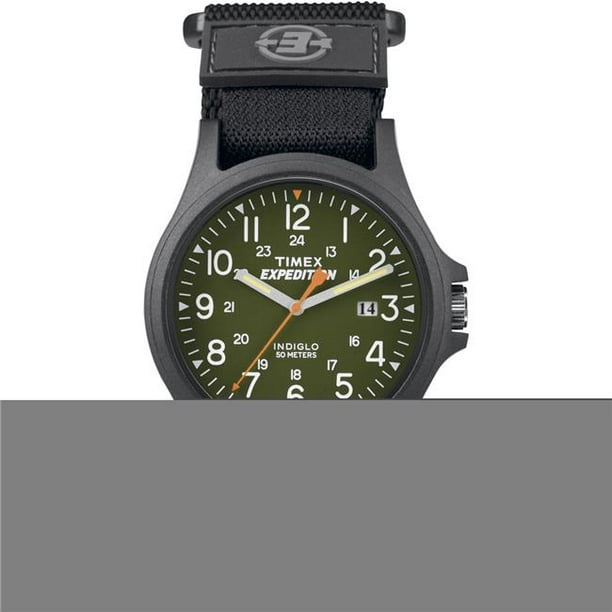 Timex TW4B001009J Mens Expedition Acadia Green & Black Fast Wrap cloth ...