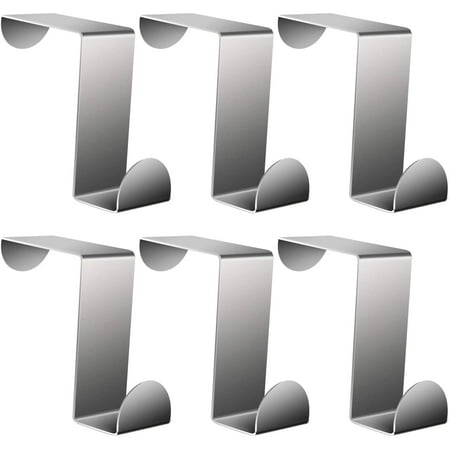 Lepai 6 Pieces Door Hooks Cabinet Door Hooks Z Shape Hanger Hooks for ...